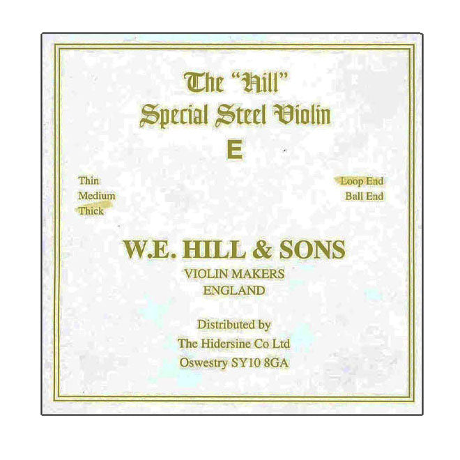 The "Hill" Violin E-Strings | Violins and such